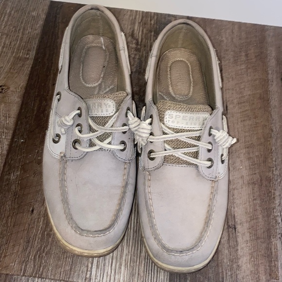 Sperry | Shoes | Womens Gray Sperrys | Poshmark